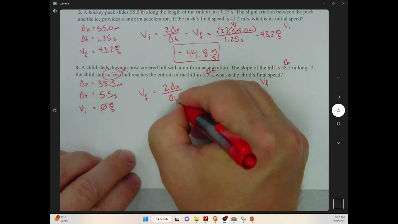 Physics HW 2C #4 - YouTube