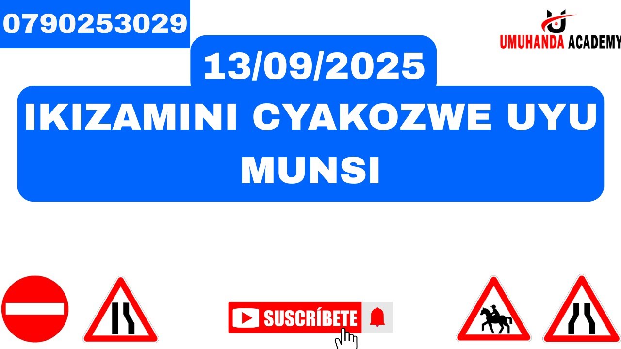 🚨Amategeko y'umuhuanda🖥️Ibibazo n'ibisubizo by'ikizamini cya provisoire ...