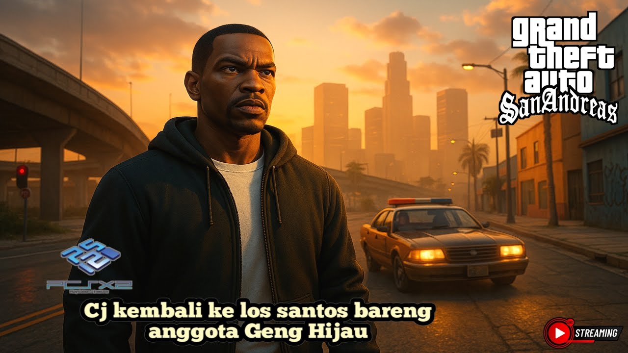 KEMBALI KE LOS SANTOS BERSAMA GENG HIJAU || GTA SAN ANDREAS GAMEPLAY ...