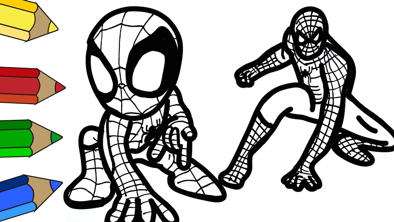 Drawing of the Marvel's Spidey and His Amazing Friends vs Spider-man ...