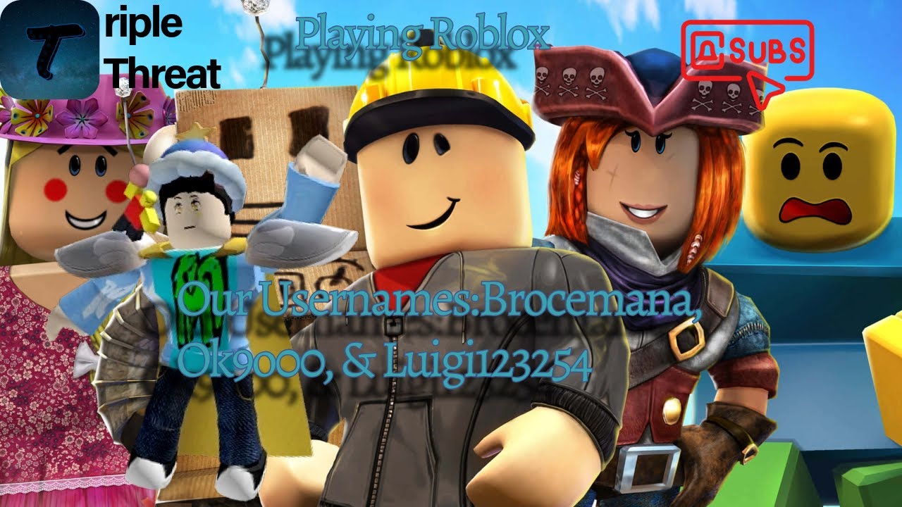 Playing Roblox & join us if wanted! - YouTube