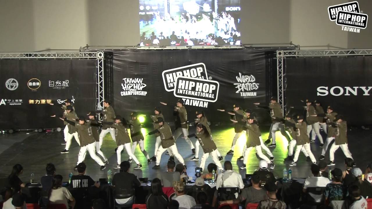 KNDC [ Mega Crew ] - 2016 HHI Taiwan Hip Hop Dance Championship - YouTube