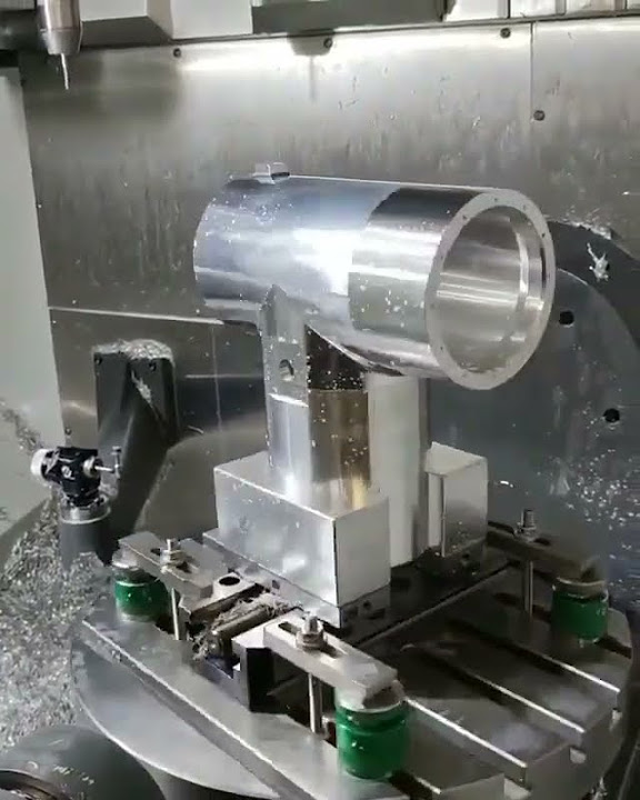 5 Axis VMC Operation - YouTube