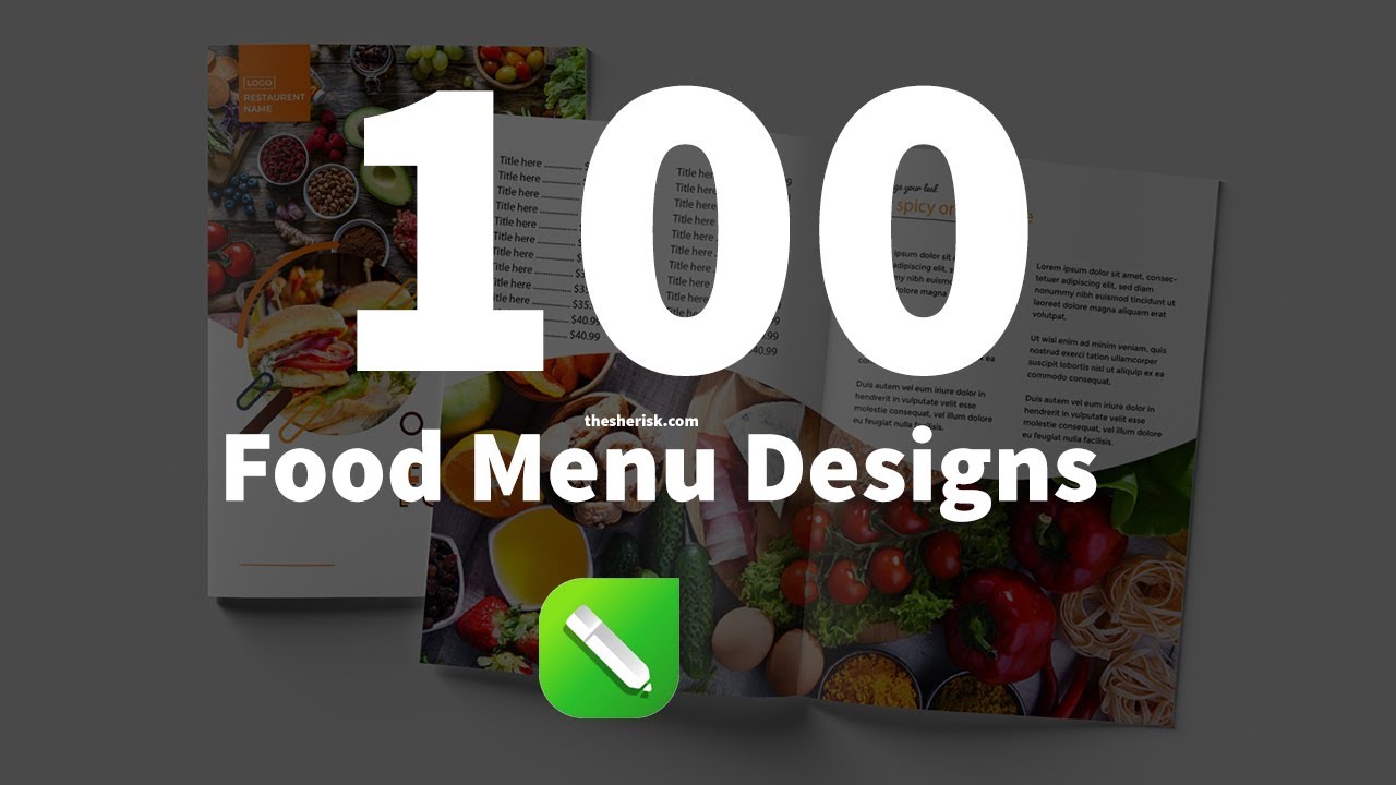 100 New Food Menu Design Download For Corel Draw CDR Files |Sheri Sk ...