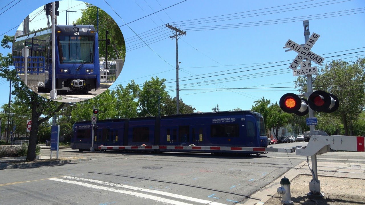 SacRT Siemens S700 Test Train & SACRT Light Rails - 23rd St. Railroad ...