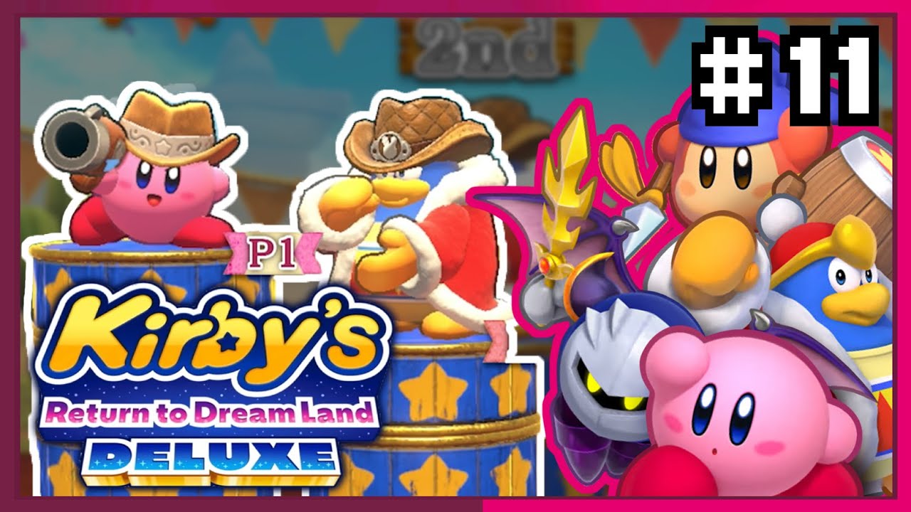 Yeehaw chuckle poyos - Kirby: Return to Dreamland Deluxe CO-OP - YouTube
