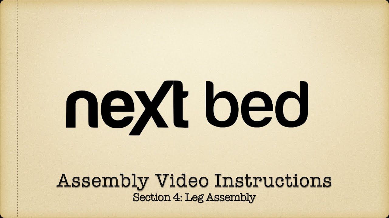 Section 4 Leg Assembly HD 1080p - YouTube