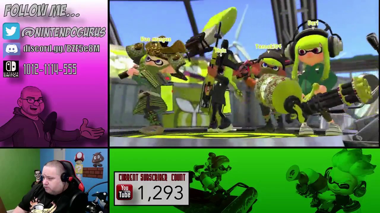[Nintendo Guru SPLATOON 2] 1300 Subscriber HYPE!!!! - YouTube
