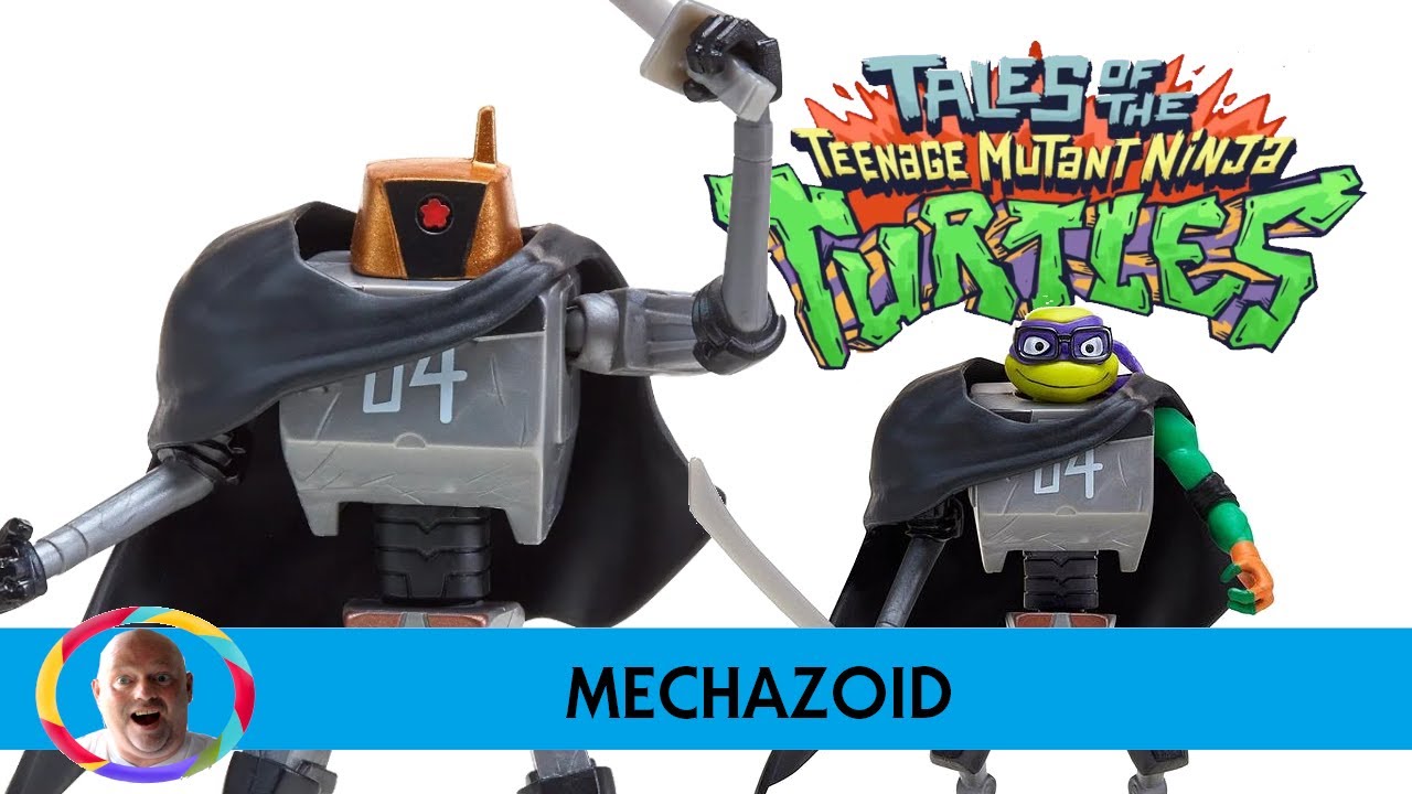 Tales of TMNT Mechazoid Figure Review - YouTube