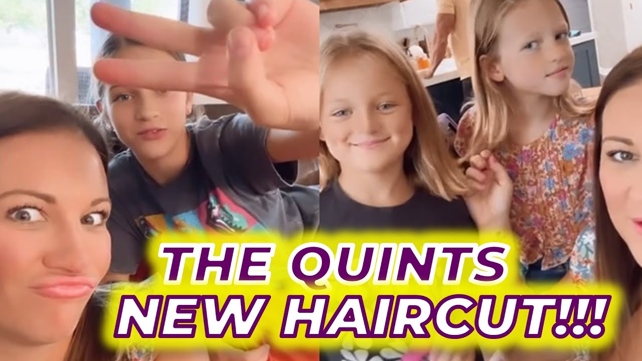 OutDaughtered | Danelle Busby Reviewing The Quints's NEW HAIRCUT!!! The ...