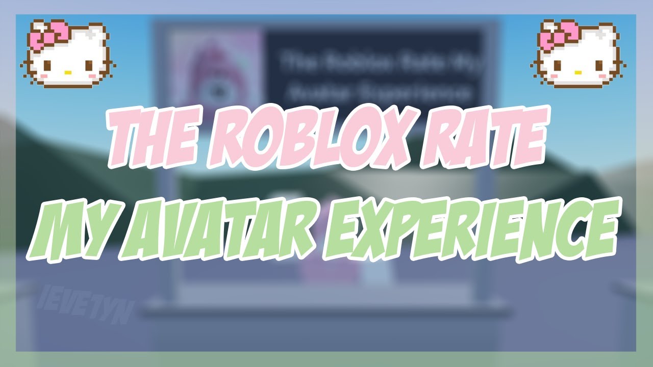 The Roblox Rate My Avatar Experience - YouTube