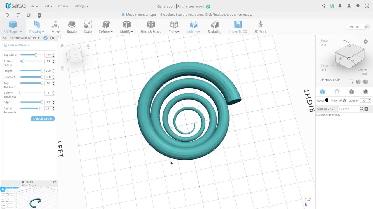 How To Use Spiral Tool - YouTube