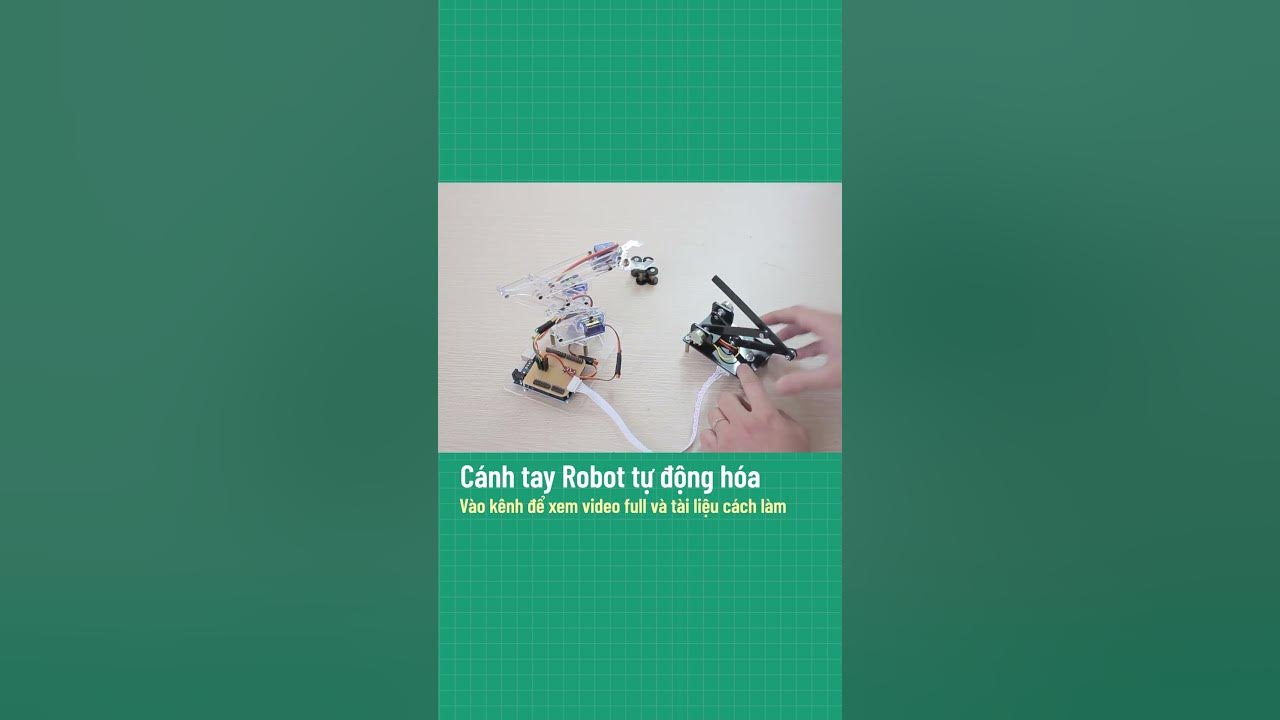 Hướng dẫn DIY cánh tay robot sử dụng Arduino #diy #robotics #arduino #shorts #howtomake - YouTube