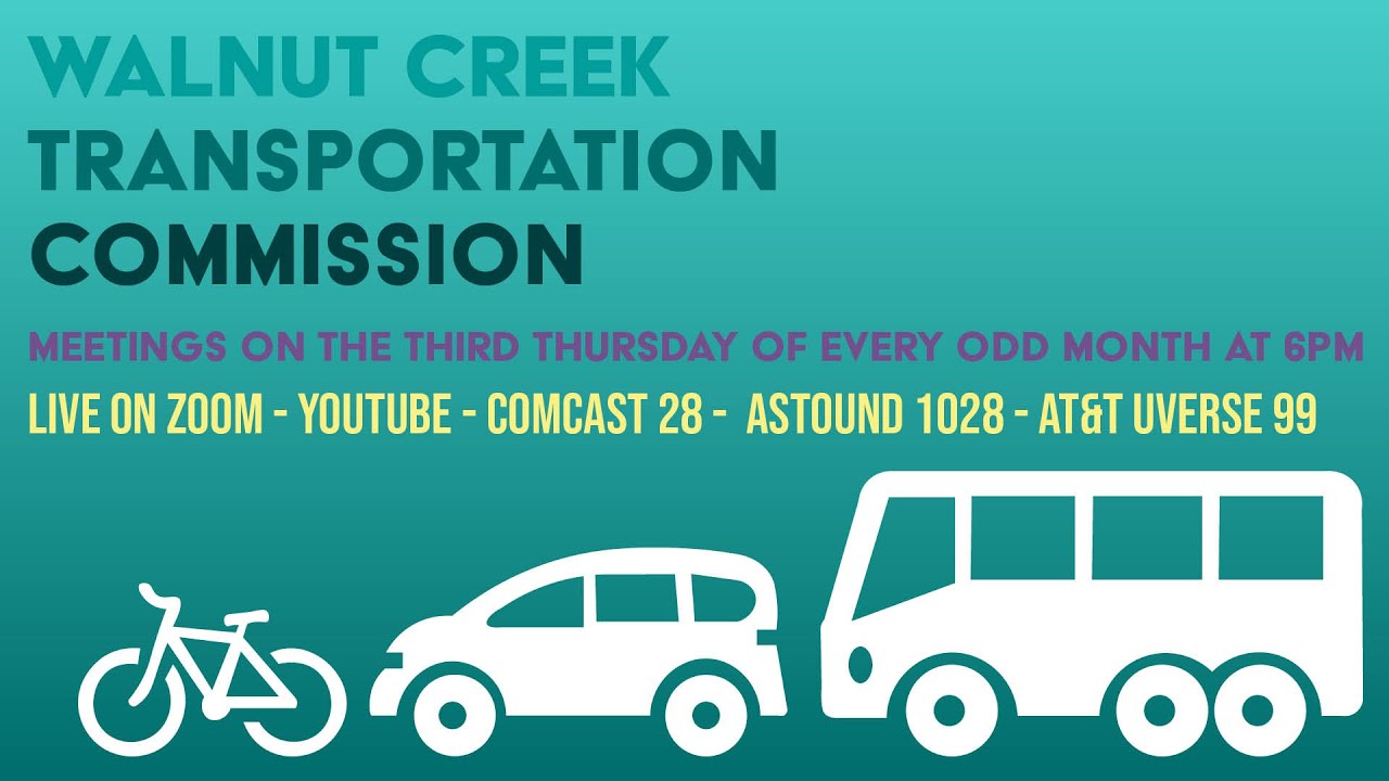 Walnut Creek Transportation Commission: Live - YouTube