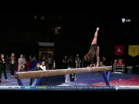 Katelyn Ohashi 2018 Beam at PAC-12 Championships 9.900