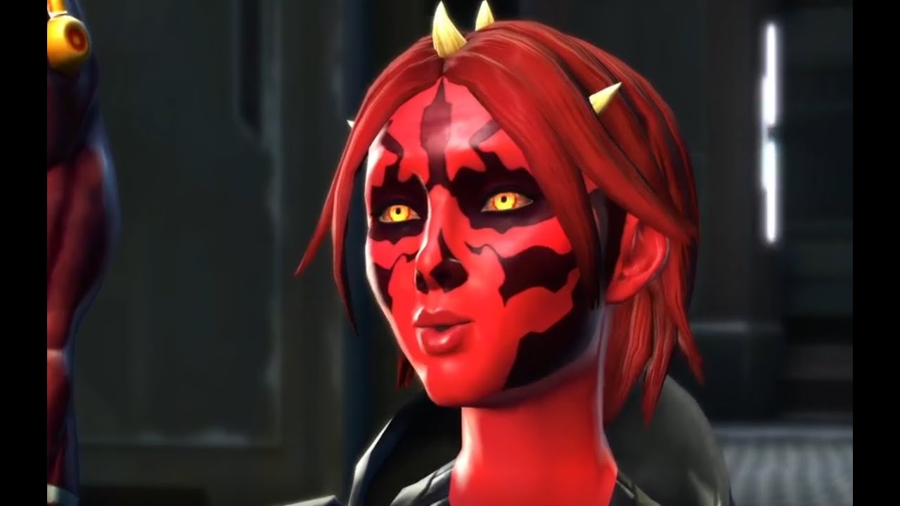 SWTOR Sith Inquisitor mocks Imperial Major after killing his son - YouTube