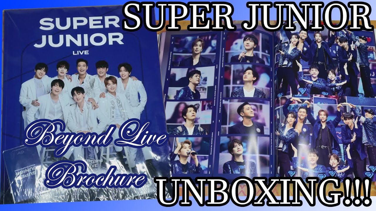 [UNBOXING VIDEO] Super Junior Beyond Live Brochure w/ Random Photocard ...