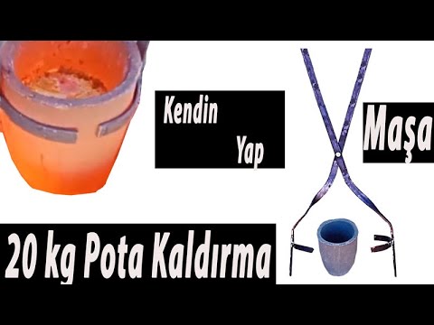 20 KG POTA KALDIRMA MAŞASI NASIL YAPILIR  (Kendin Yap) #metalcasting #tools