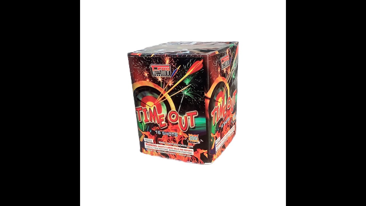 Time Out - 200 Gram Firework Cake - YouTube