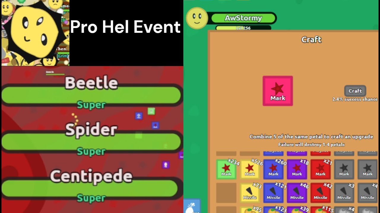 All 3 Super Hel Mobs at once! Florr.io - YouTube