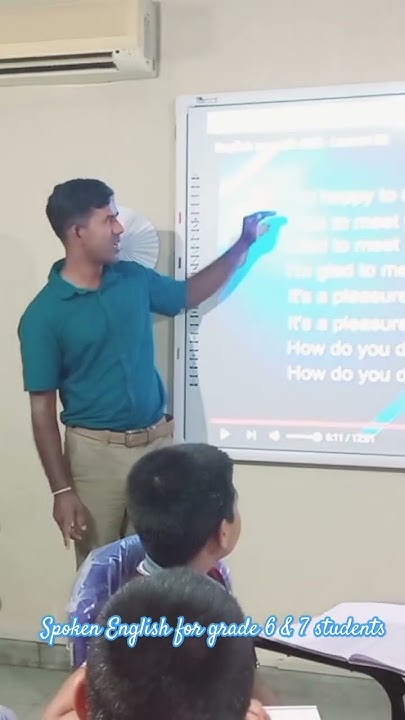 Spoken English for grade 6,7 students - YouTube