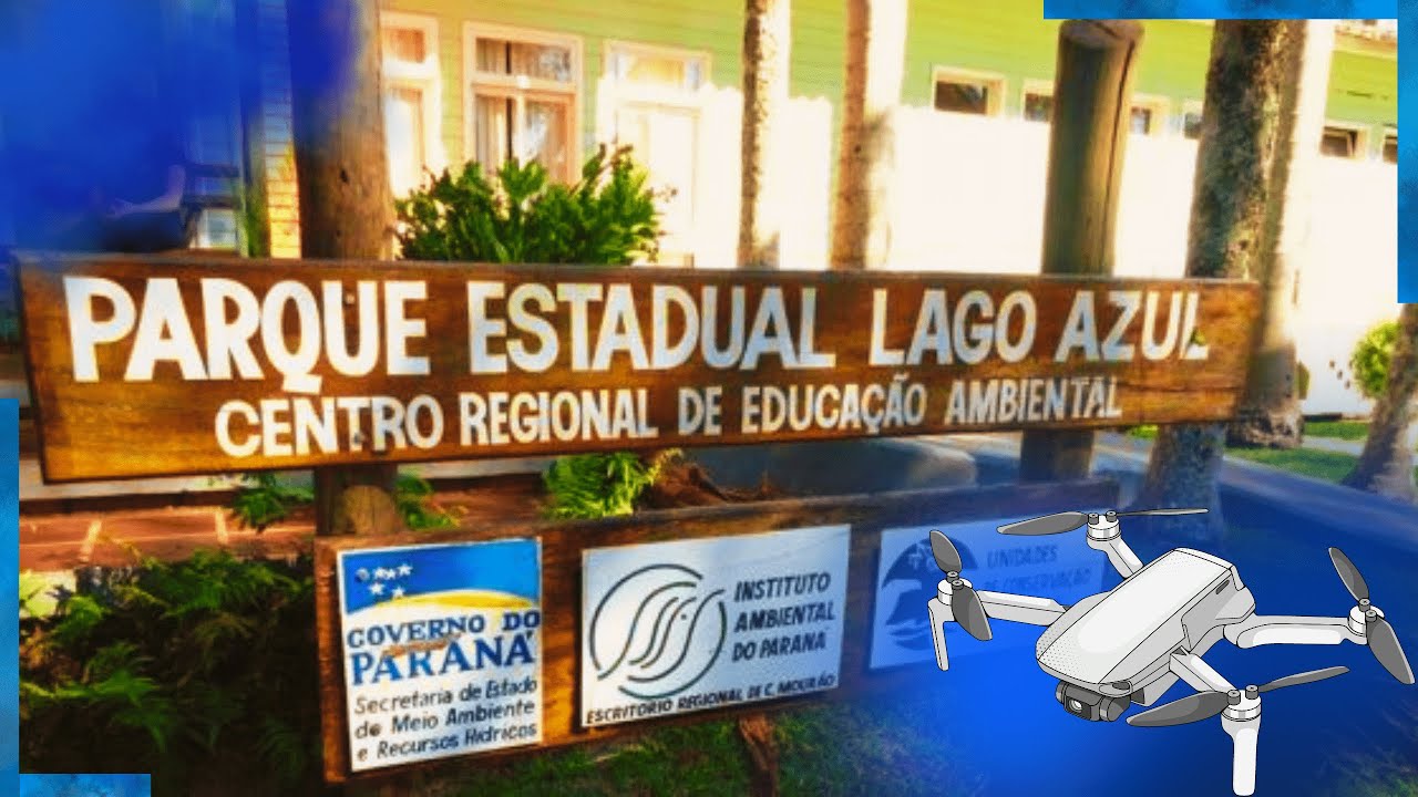 PARQUE ESTADUAL LAGO AZUL - VISÃO AÉREA 4K | BLUE LAKE STATE PARK - 4K ...