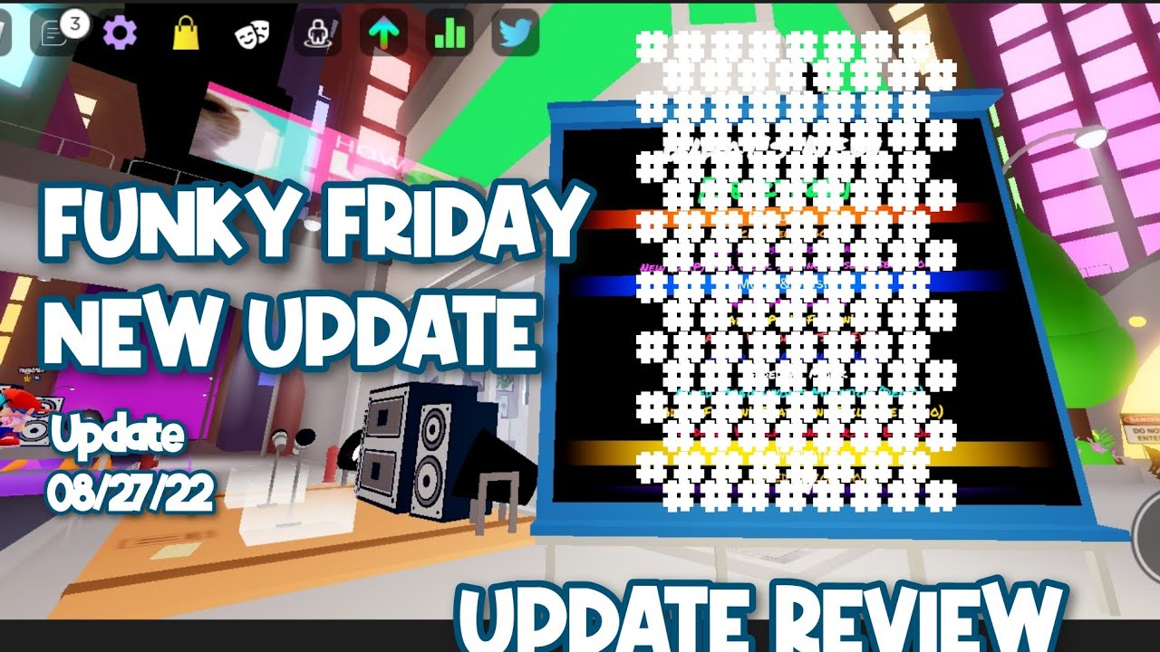 NEW FUNKY FRIDAY UPDATE!!! - YouTube