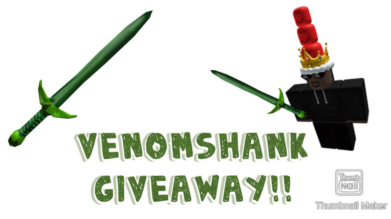 Venomshank Giveaway!!! (ROBLOX ASSASSIN) - YouTube