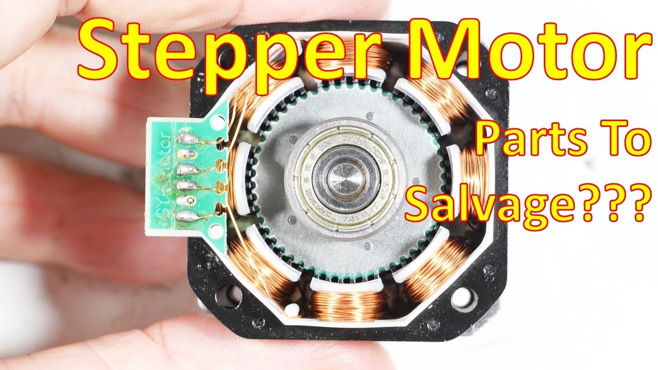 Stepper Motor Parts Salvaging (4K) - YouTube