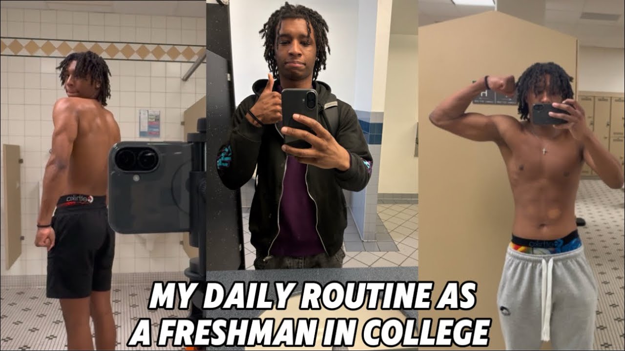 My Daily Routine As A Freshman in College. - YouTube