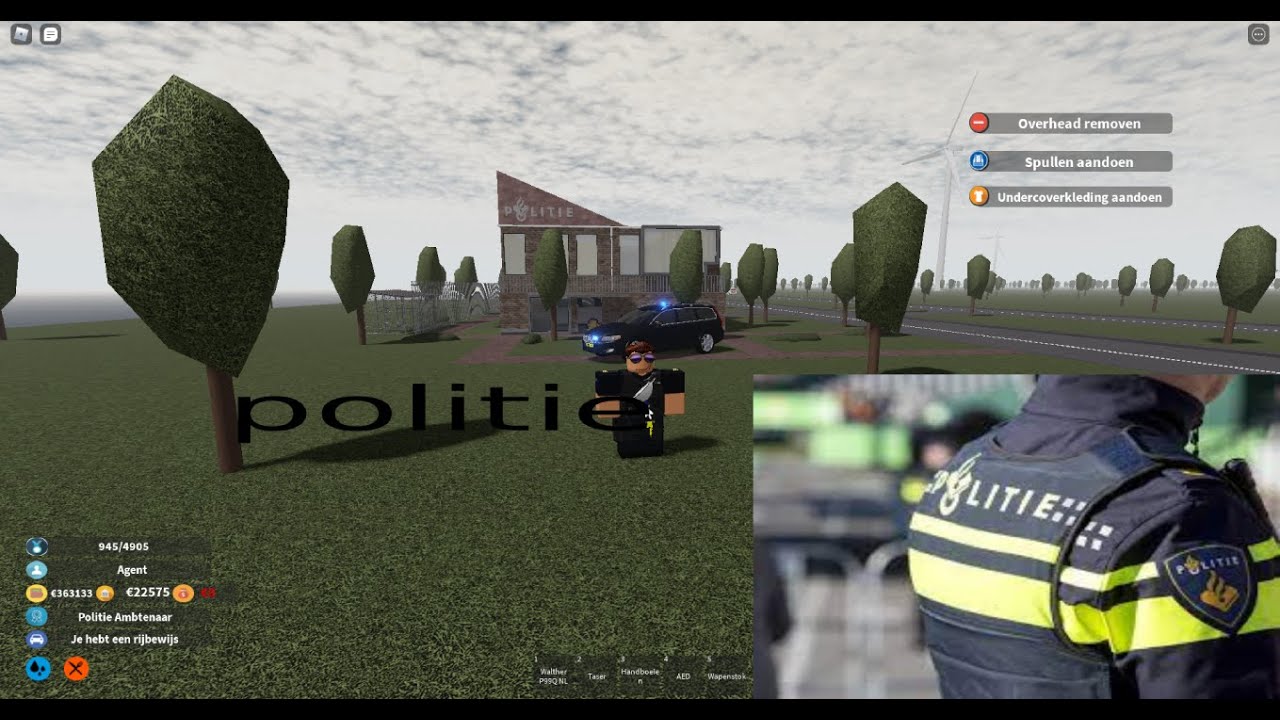 fiver roblox als politie agent - YouTube