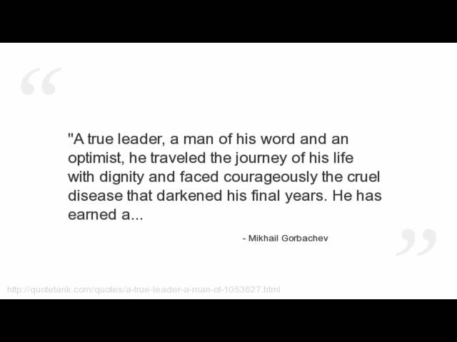 Gorbachev Quotes