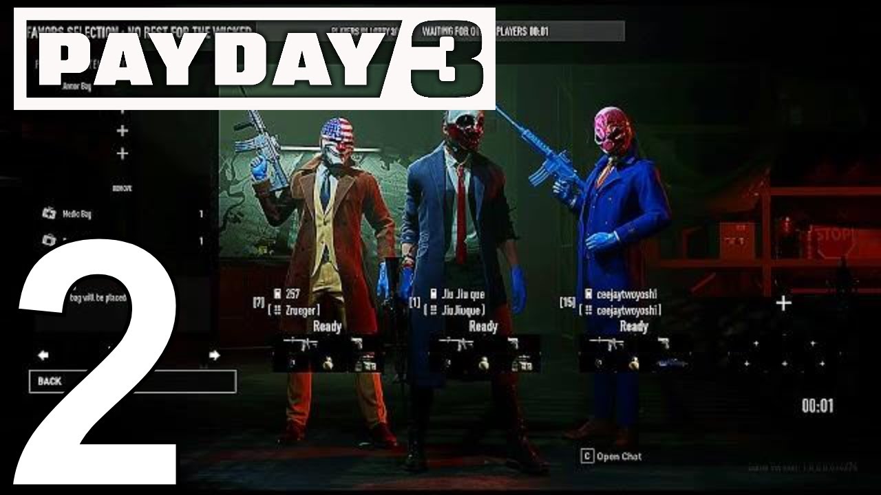 PAYDAY 3 (Beta Test) Part 2 Gameplay Walkthrough PC Steam - YouTube
