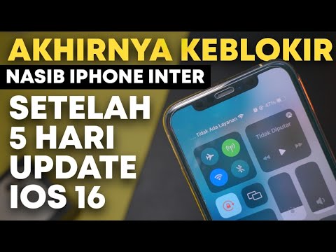 iPhone 11 pro ex inter jaringan keblokir setelah update iOS 16 - YouTube