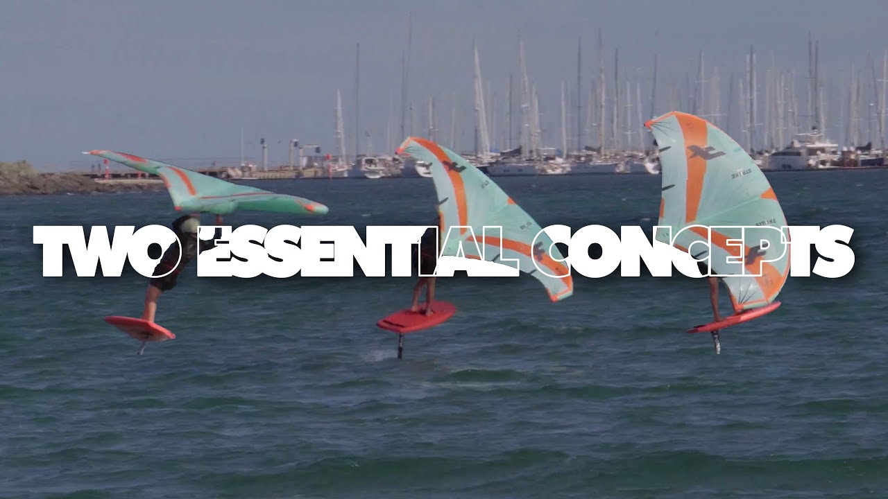 Tacking - Wing Foiling Examples - YouTube