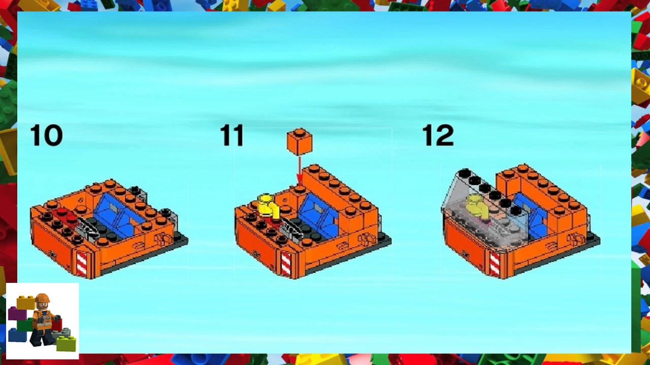 LEGO instructions - City - Traffic - 4434 - Dump Truck - YouTube