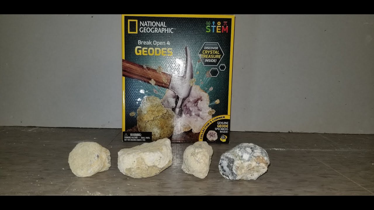 What's Inside these National Geographic Geodes - YouTube