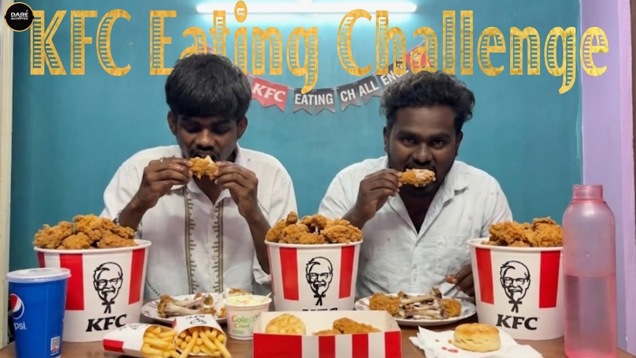 KFC Chicken Eating Challenge - Gone Wrong 🔥🔥|Dare Accepted| #challenge ...
