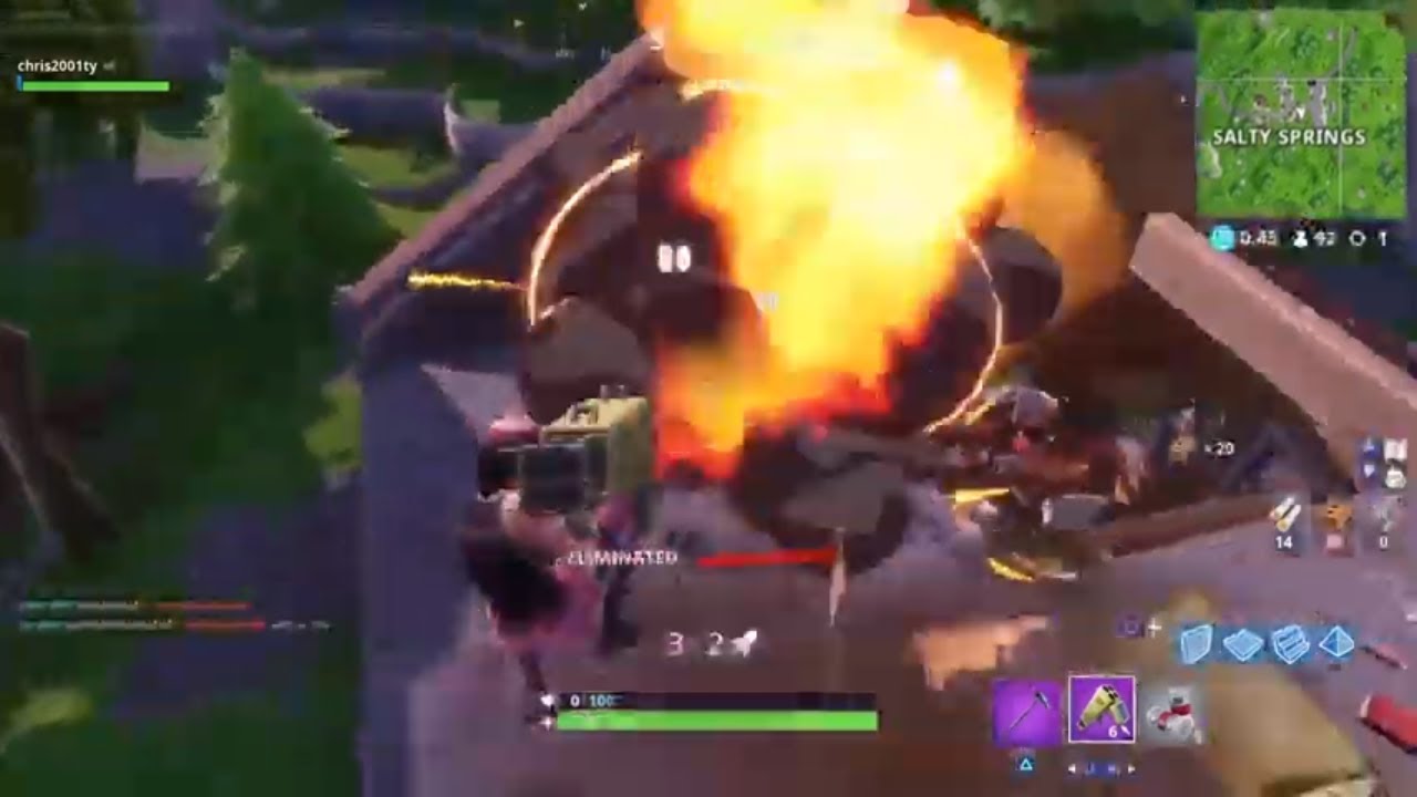 Missile launcher as a flamethrower in Fortnite? NO its not true - YouTube