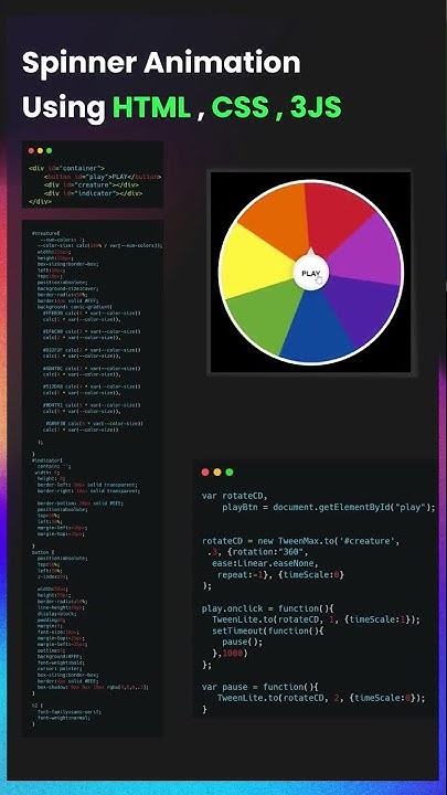 Spinner Animation Html Css Css3 Programming Shorts Coding Code Youtube