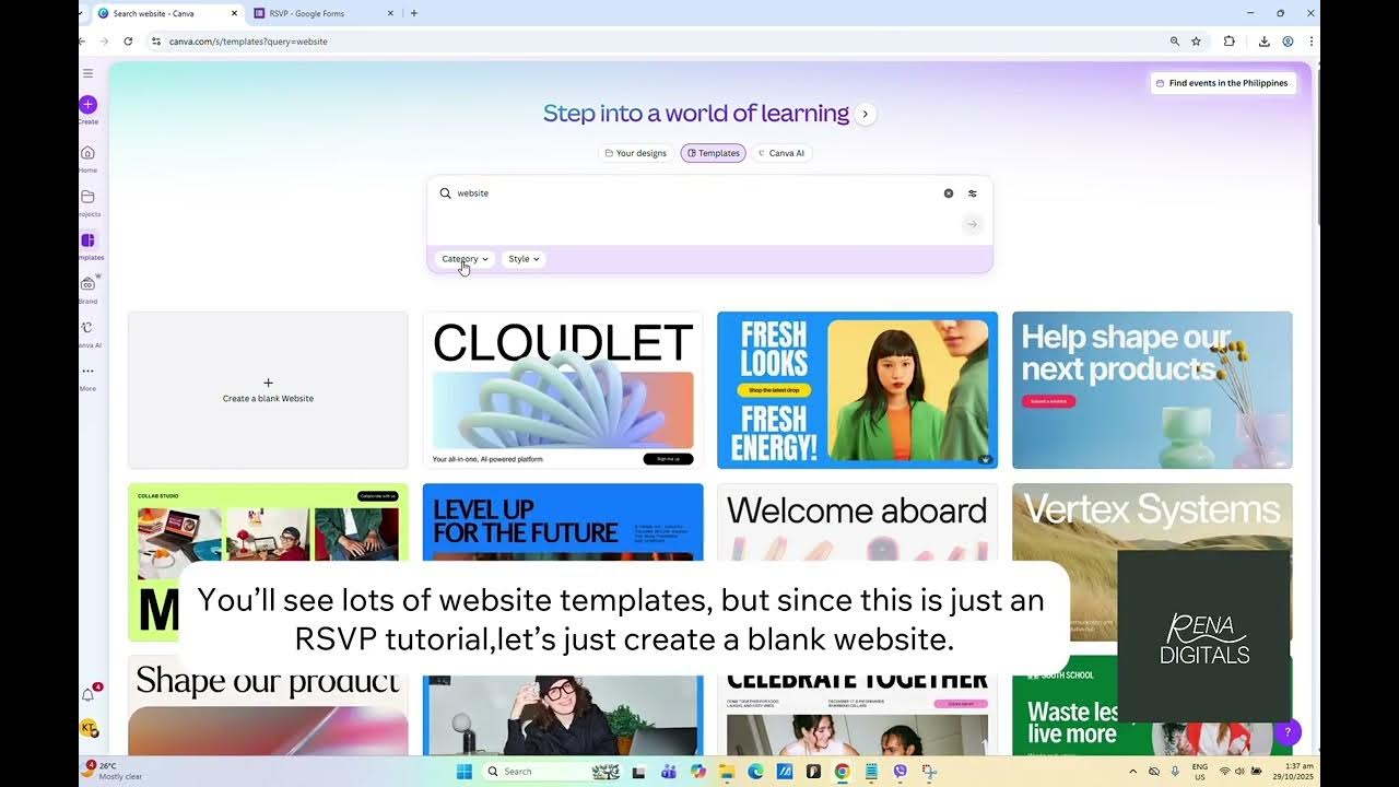 How to Create Your Own RSVP Form for Your Wedding Website Using Canva ...