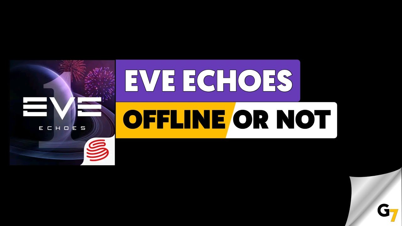 EVE Echoes game offline or online ? - YouTube
