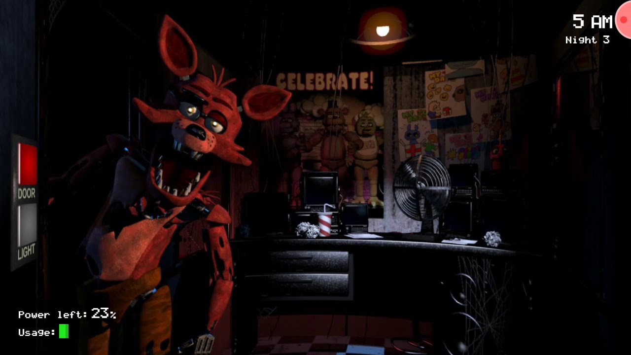 Playing fnaf and screaming from Freddy - YouTube
