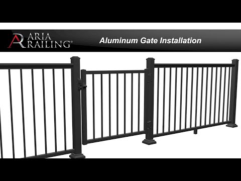 ARIA Railing | Gate Kit - YouTube
