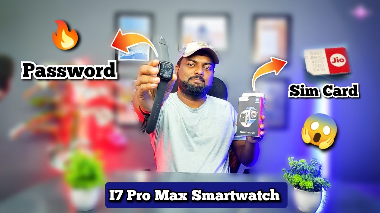 How To Insert Sim Card and Set Password in I7 Pro Max Smartwatch? 😱💯🔥 ...