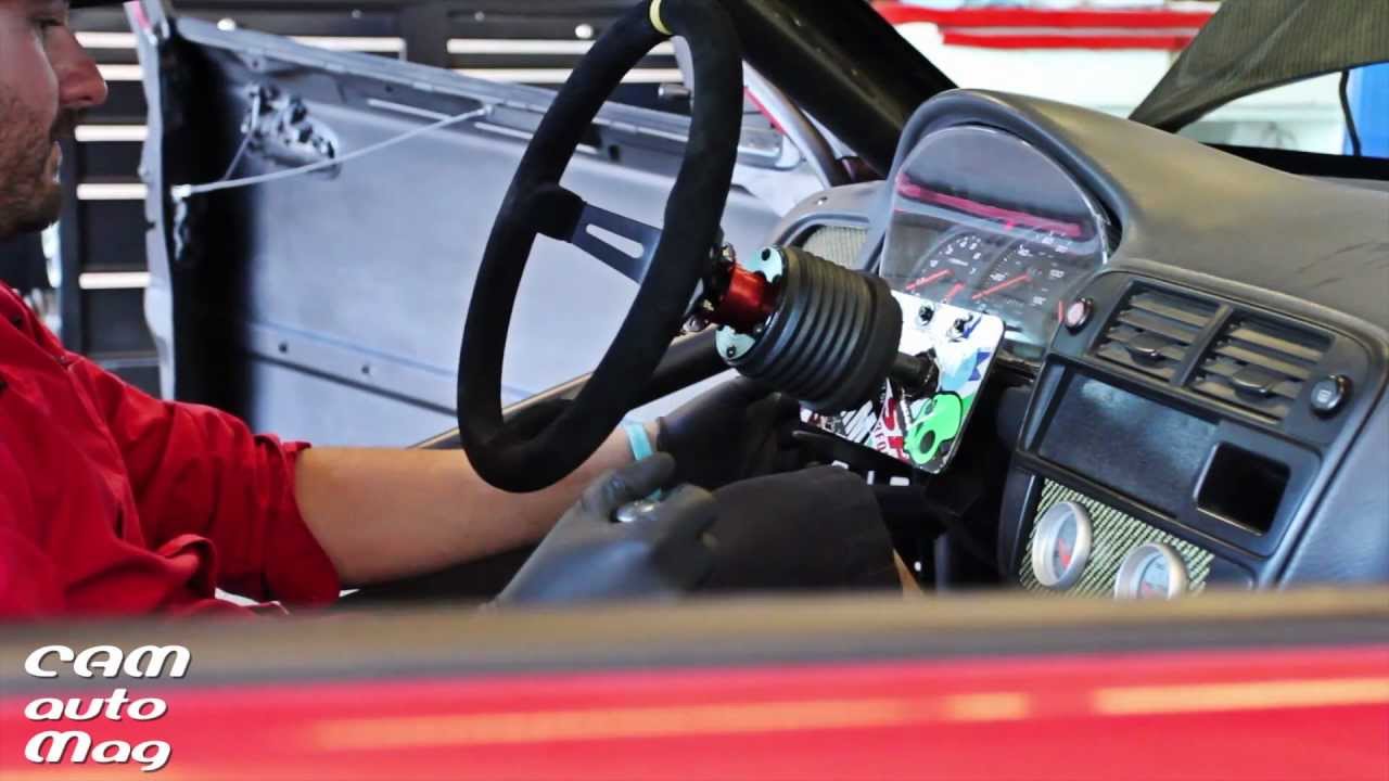 Jason Smith of Innovative Garage fires up his race car - YouTube
