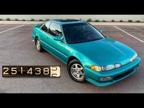 My 1992 'Aztec Green' Integra GS-R: 251,438 Miles & Still Revving - YouTube
