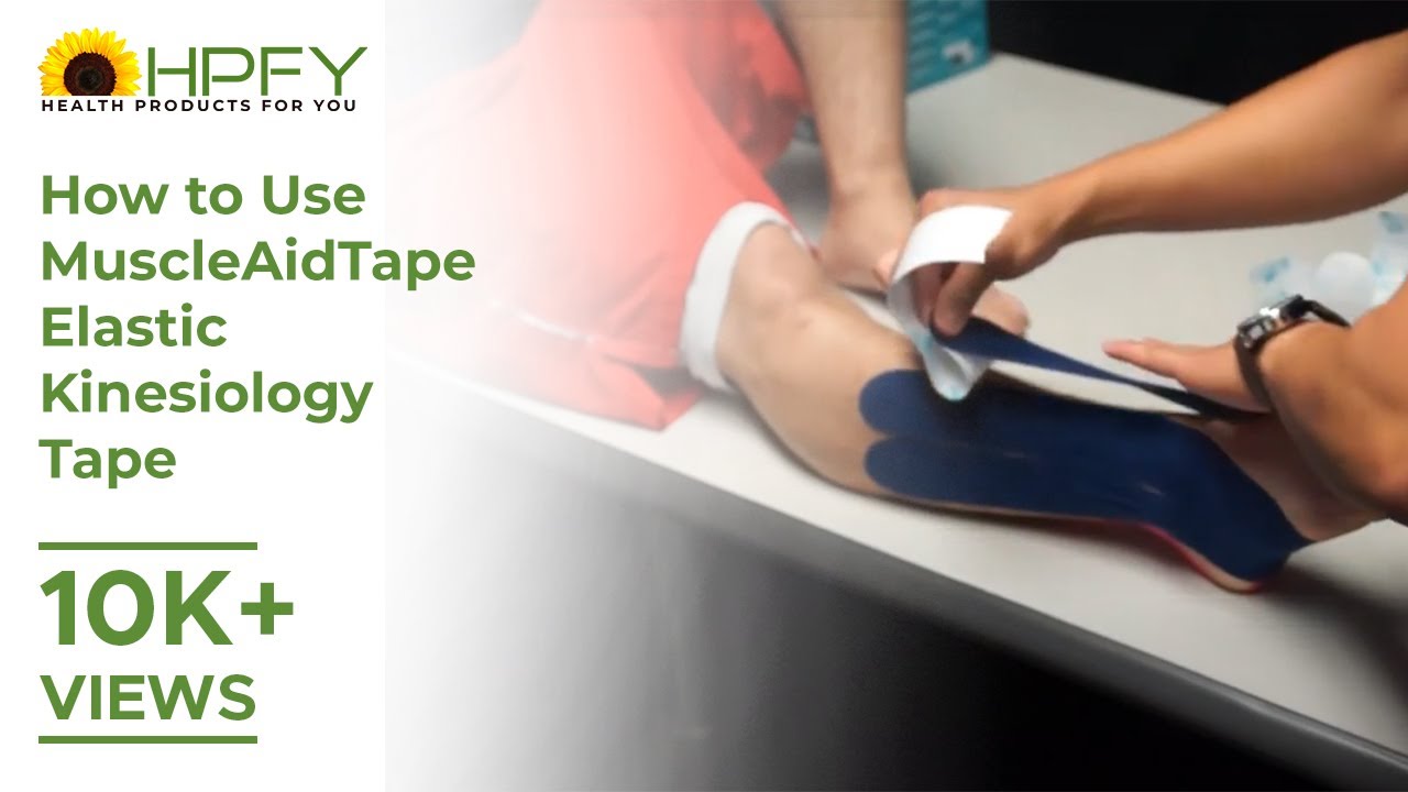 How to use MuscleAidTape Elastic Kinesiology Tape? | MuscleAidTape ...