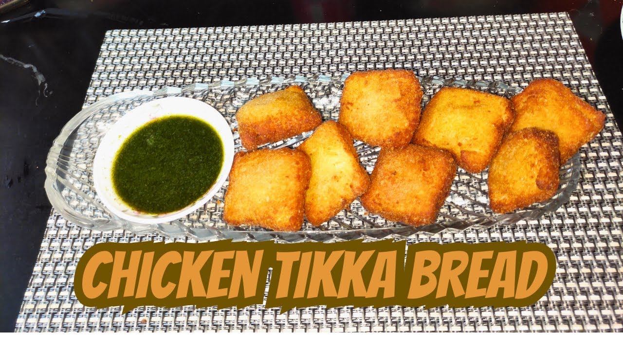 Chicken Tikka Bread Bites| crispy tikka bread bites | chicken & bread ...