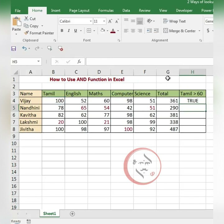 How To Use And Function In Excel Microsoft Excel Shorts Excel Excelfunctions Youtube 